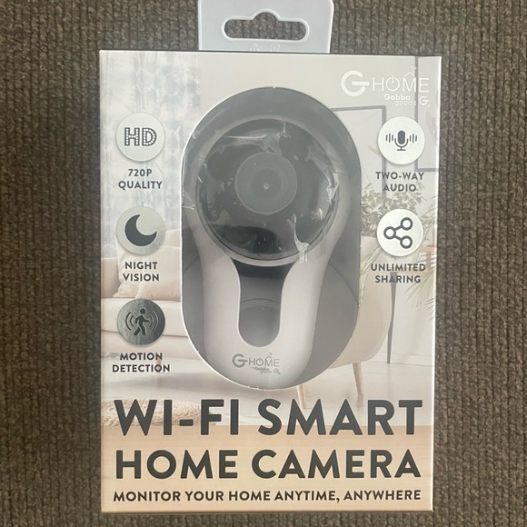 Gabba Goods | Other | New Gabba Goods Smart Indoor Wifi Camera Hd ...
